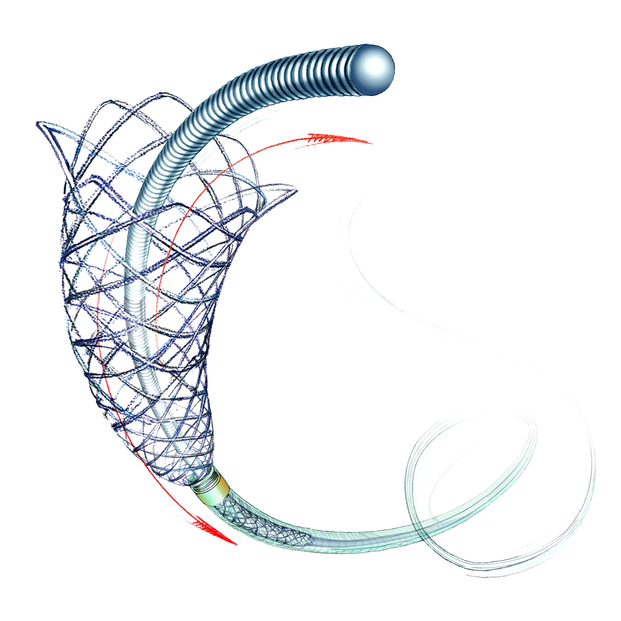 LEO+- Self-Expandable Braided Stent - Cardioplus